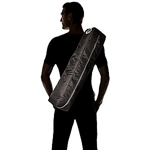 Manduka Go Light Full Zip Yoga Mat Carrier Bag with Adjustable Strap, 30 x 5.5 x 7, Black, One Size (GO LIGHT 3.0-BLACK)