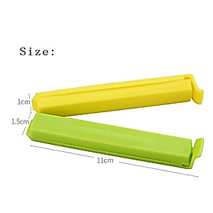 20-pc Bag Clips Sealer, Assorted Colors, Food Sealing Clips