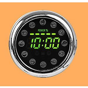 Nostalgia Retro Compact Countertop Microwave Oven, 0.7 Cu. Ft. 700-Watts with LED Digital Display, Child Lock, Easy Clean Interior, Orange