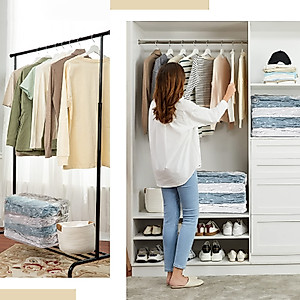 TAILI Vacuum Storage Bags 4 Pack, Space Saver Bags, Jumbo Cube (31x40x15 Inch), Extra Large Vacuum Sealer Bags for Comforters Blankets Bedding Duvet, Closet Organizers, Space Bags Vacuum Storage Bags