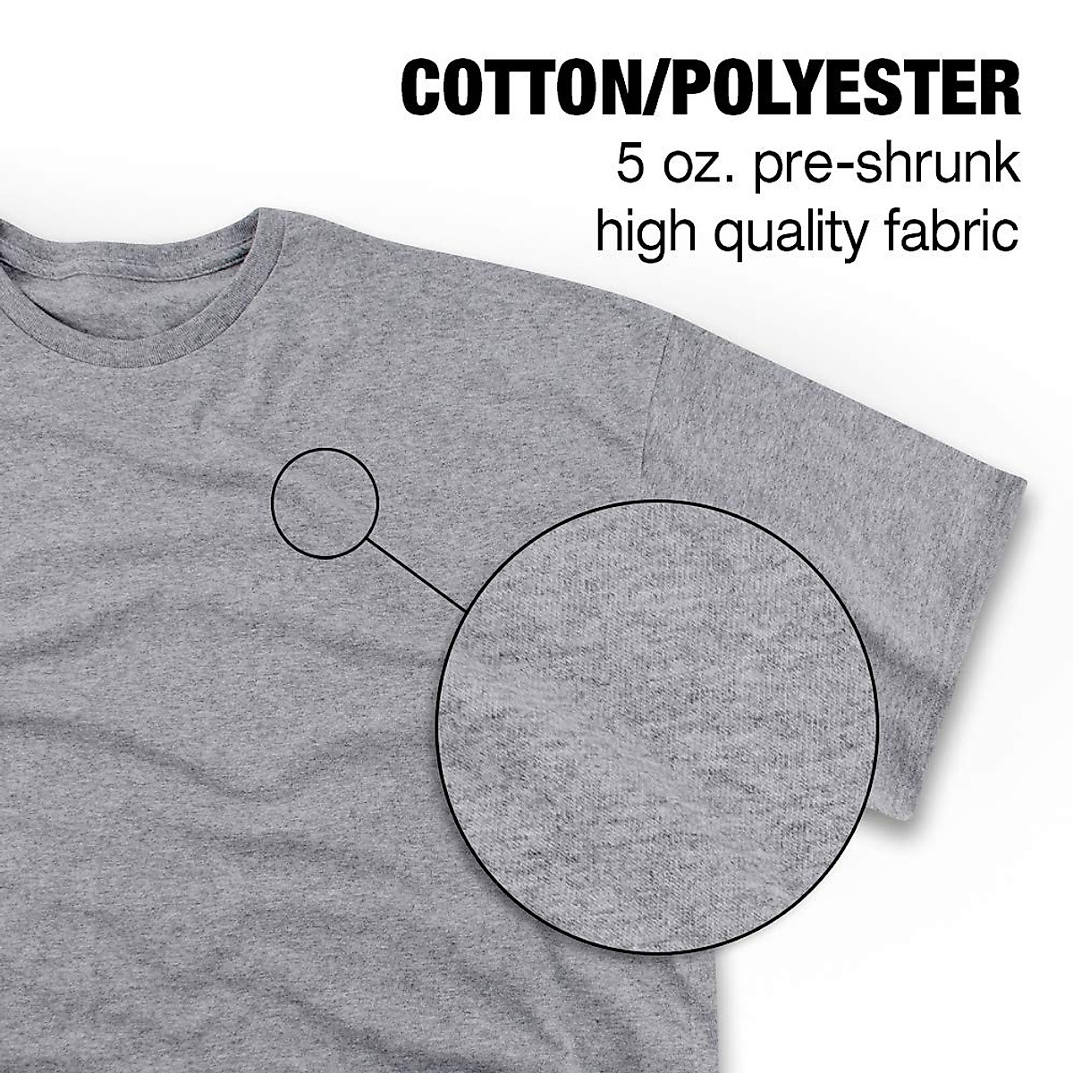 Emporia State University Official One Color Hornets Logo Unisex Adult Heather T Shirt,Charcoal Heather, Large