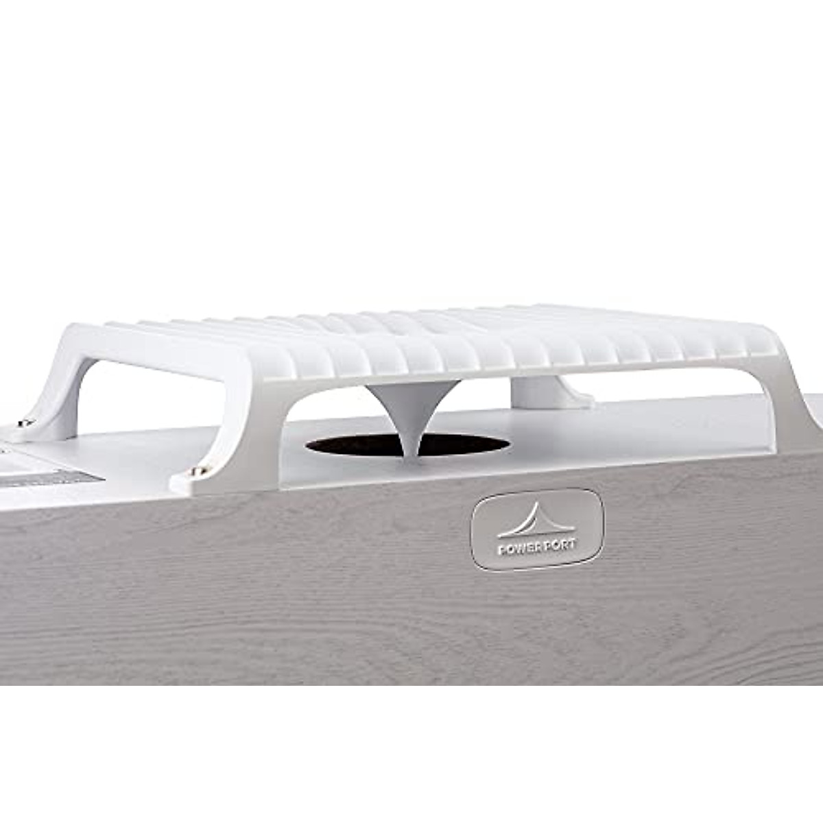 Polk Signature Elite ES30 Center Channel Speaker - Hi-Res Audio Certified, Dolby Atmos & DTS:X Compatible, 1" Tweeter & Two 5.25" Woofers, Dual Power Port for Effortless Bass, Elegant White-Washed