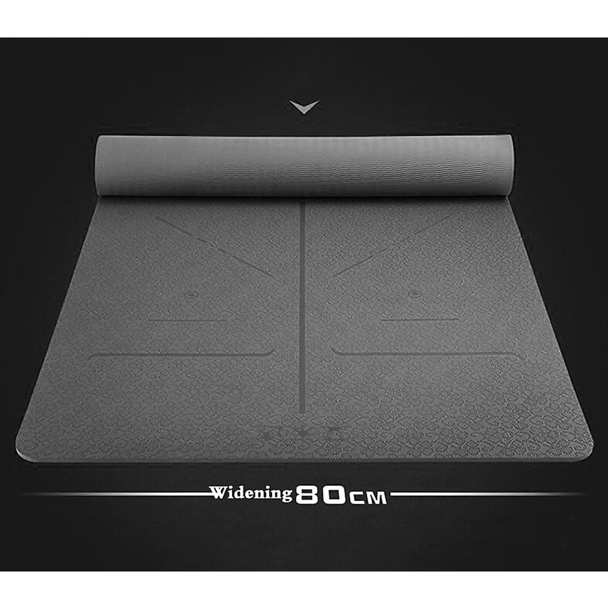Workout Mat For Home Ergonomic 3D Non Slip Design Widening Thickening Long Multiple Colors To Choose From Yoga Mat For Men Women With Carrying Strap /929