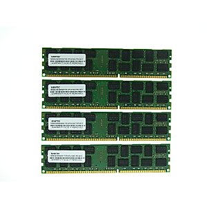 Simmtec Compatible 128GB (4 X 32GB) DDR3 PC3-10600 1333MHz ECC Registered RDIMM Memory Ram Upgrade Kit for The 2013 Mac Pro 6,1