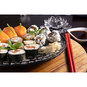 YUHO Pickled Sushi Ginger 24 Oz Japanese White Gari Sushi Ginger Fat Free, Sugar Free, Kosher, BRC, No MSG, Low cal – 2 Jars of 12 oz