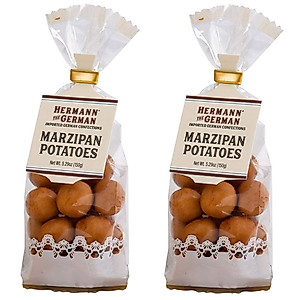 Hermann the German Marzipan Potatoes Imported Confections - 5.29 Ounce Bag / 150 grams (Pack of 2)