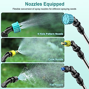 Battery Powered Sprayer 1.58 Gallon-Rechargeable Handle51