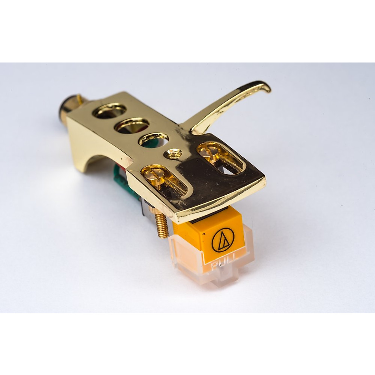 Gold plated Headshell, mount, cartridge, needle for Audio Technica T92 usb, ATLP120 usb, ATLP1240 usb, ATPL120, MADE IN ENGLAND