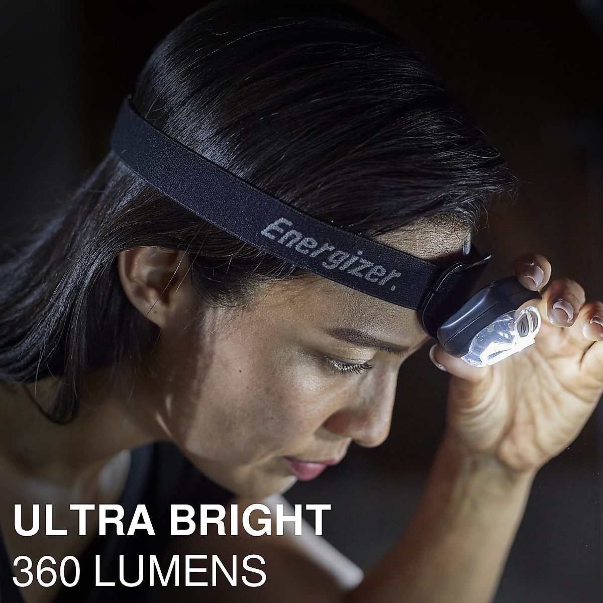 Energizer LED Headlamp Pro360, Rugged IPX4 Water Resistant Head Light, Ultra Bright Headlamps for Running, Camping, Outdoor, Storm Power Outage (Batteries Included)