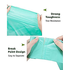 Compostable Trash Bags 1.2 Gallon 150 Packs,AYOTEE Small Compost Bags,Small Biodegradable Trash Bags Green Are Suitable For 1-2 Gallon And 4-8 Liter Tiny Trash bags can liner