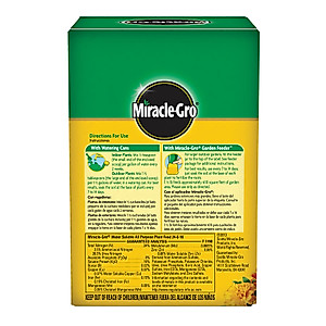 Miracle-Gro Water Soluble All Purpose and Shake 'N Feed Plant Food Bundle: Feeds Flowers, Vegetables, Trees, and Houseplants