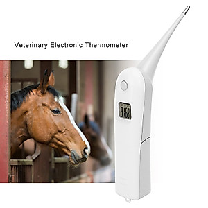 Pet Thermometer Digital Veterinary Electronic Thermometer Temperature Tester for Livestock Pigs Cattle Sheep Cats Dogs