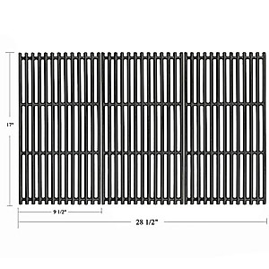 Uniflasy 17 Inch Cooking Grate for Charbroil Tru Infrared 463242715 463242716 463276016 466242715 466242815 463257520 G533-0009-W1 Nexgrill 720-0882A BHG 720-0882 Lowe's 606682 Grill Cast Iron Grid