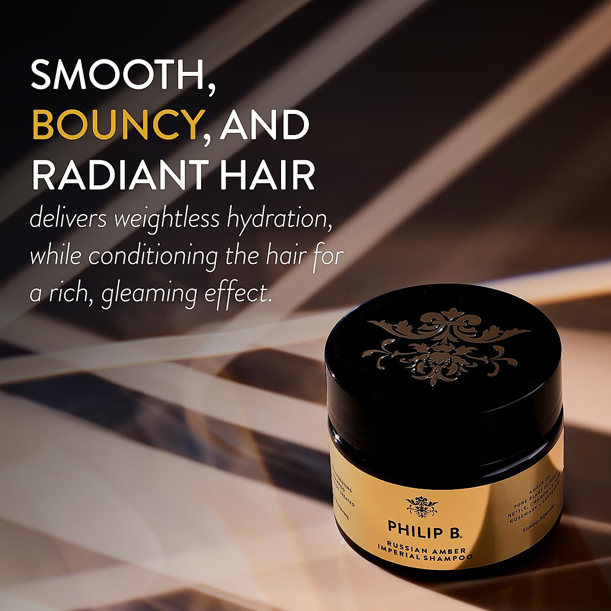 PHILIP B Russian Amber Imperial Shampoo, 12 oz (355 ml) | Restorative, Color-protective, Weightless Hydration