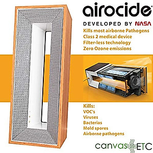 Airocide APS-300 - Air Purifier, Air Disinfection - Home Air Sanitizing System - Up To 500 sq. ft.