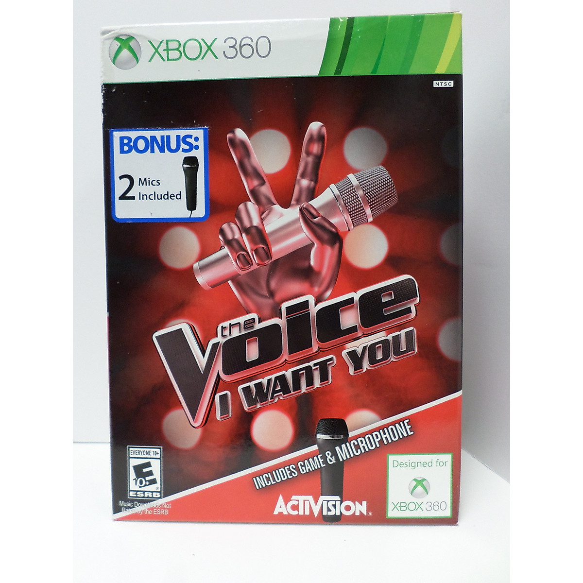 The Voice Bundle with 2 Microphones - Xbox 360