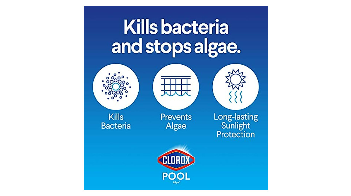 CLOROX Pool&Spa XtraBlue 1" Chlorinating Tabs, Kills bacteria (Perfect ...