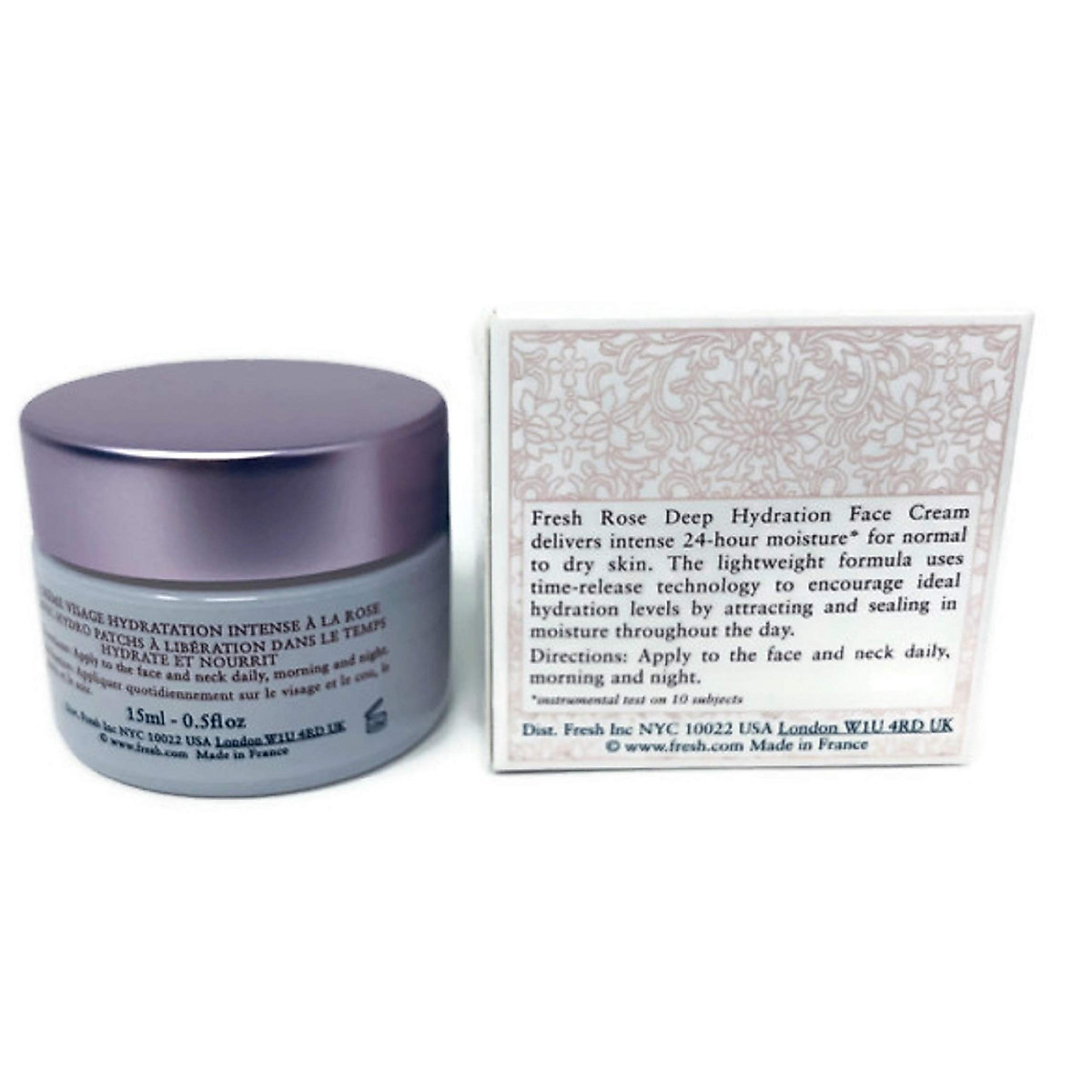 Fresh Rose Deep Hydration Face Cream - To Go 0.5oz (15ml)