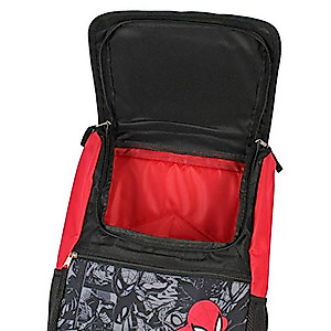 Marvel Spiderman Backpack Front Flap Compartment Travel Laptop Backpack With 3D Molded Marvel Logo