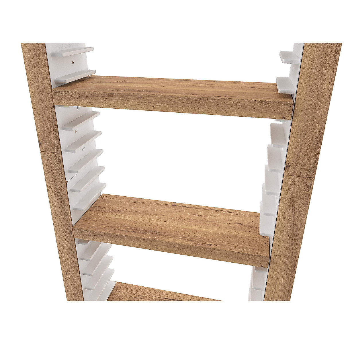 EZStudRack Shelving System for Garages, Sheds, Pantries, Closets, and More. Includes 32 EZStudRacks & 128 Screws- WOOD NOT INCLUDED