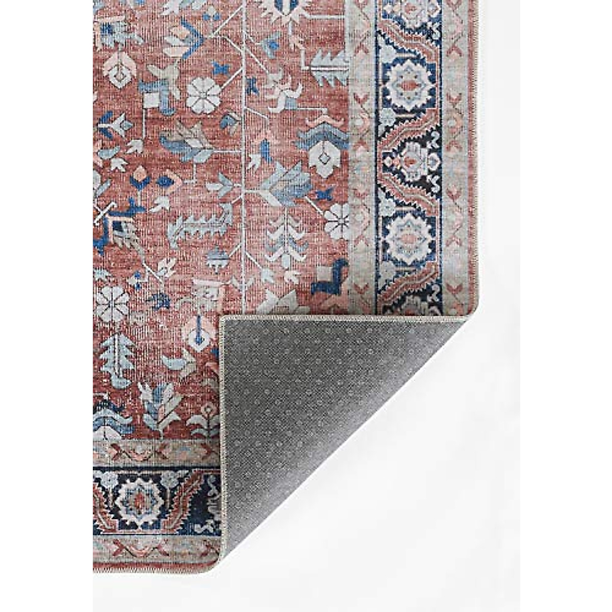 Novogratz by Momeni Rugs Doheny Polyester Rust Area Rug 7'6" X 9'6" (DOHENDOH-1RST7696)