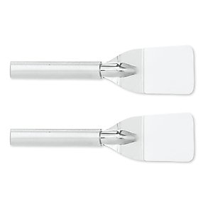 RADA Mini Dessert Server 7-1/2 Inch Stainless Steel Small Spatula with Aluminum, Pack of 2