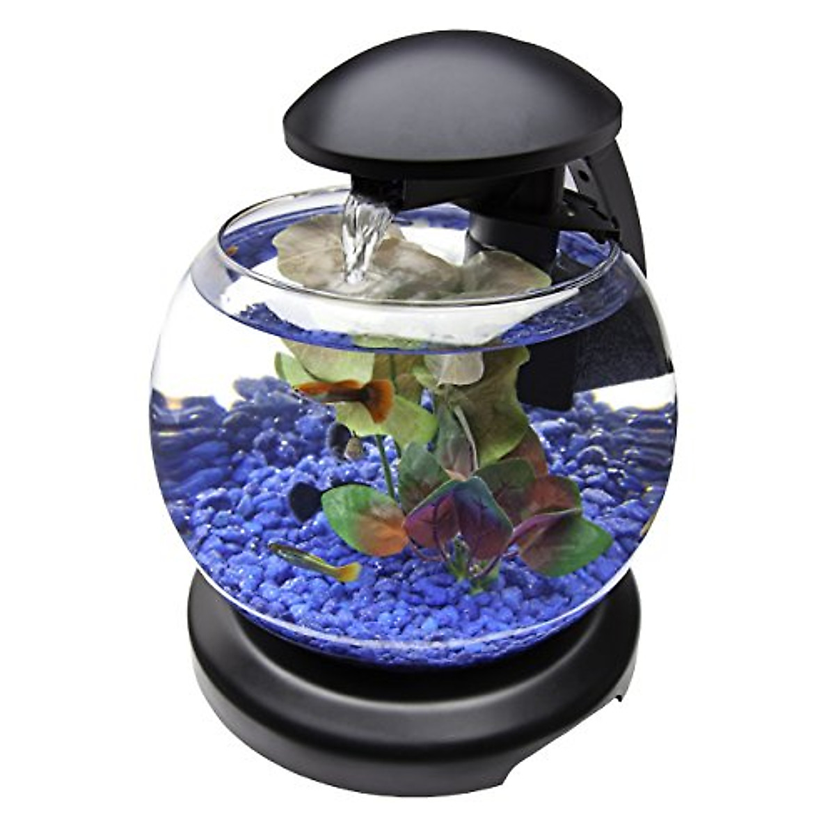 Tetra Waterfall Globe Kit 1.8 Gallons, Aquarium With Filtration
