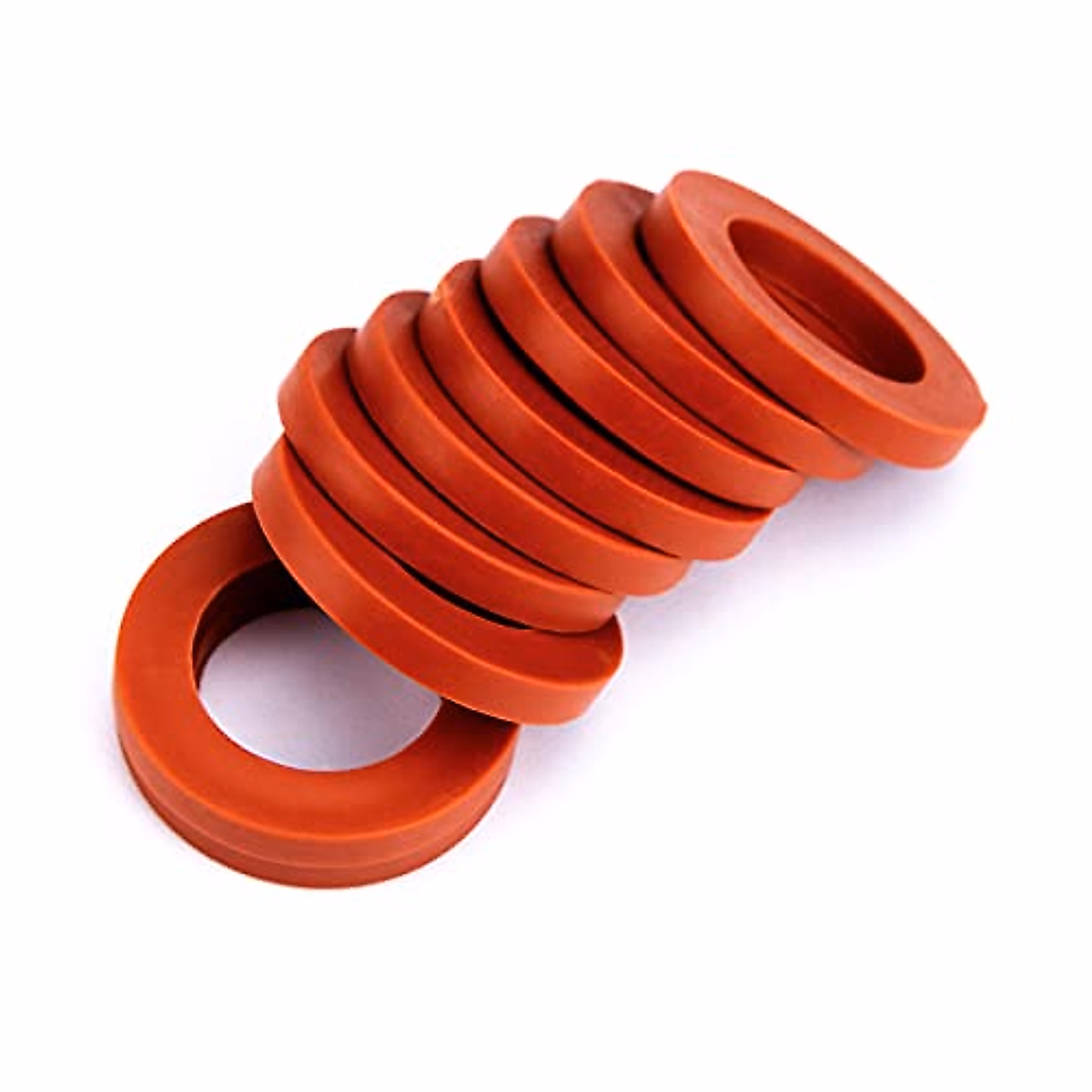 IMGTOP Garden Hose Washers 20 Pieces Rubber Washers Seals,Heavy Duty Garden Hose Gasket 0 Ring Leak Proof Fittings for Standard 3/4 Inch Garden Shower Hose and Water Faucet (Red