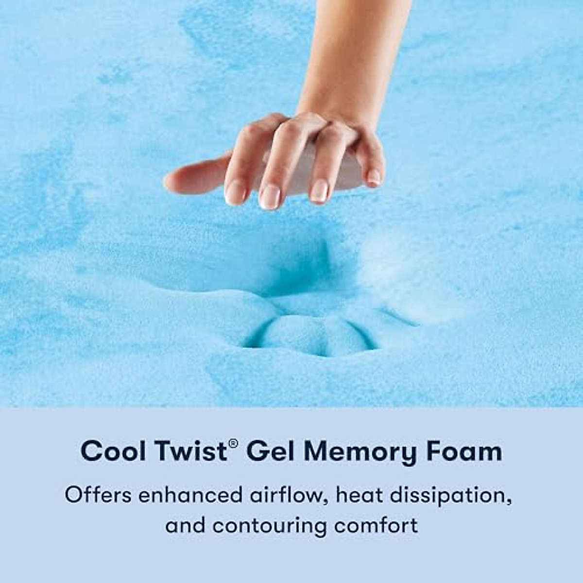 Serta Sleeptrue Medium 12" Queen Hybrid Mattress in a Box, Cooling, Breathable, and Pressure Relieving - 100 Night Trial, CertiPUR-US Certified and 10 Year Limited Warranty