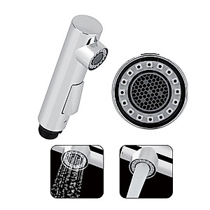 Kitchen Sink Faucet Sprayer Head, Kitchen Faucet Head Pull Down Faucet Sprayer Head Nozzle Kitchen Sink Faucet Head Replacement Spray 2 Function for Home Bathtub Basin Standard G1/2 Male Connector