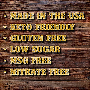 Bronco Billy's Beef Jerky Hickory Smoked Old Country One Pound Resealable Bag