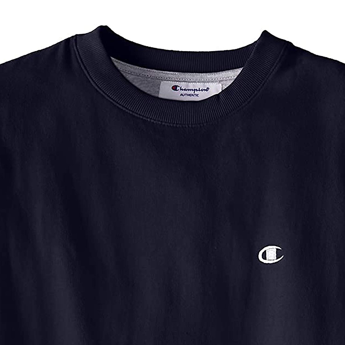 Champion Big and Tall Sweatshirts for Men – Men Crewneck Sweatshirt Big and Tall Black