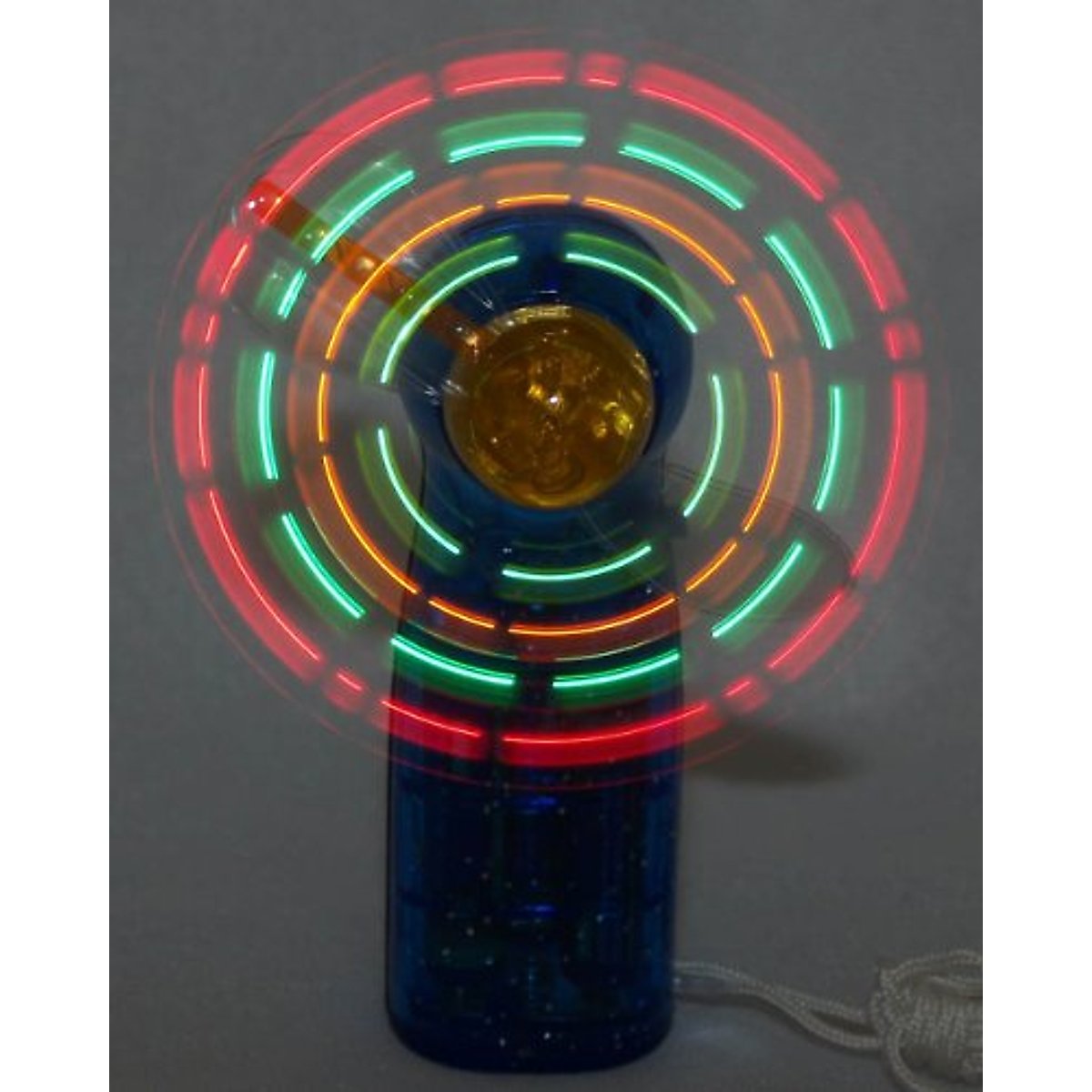 Flashing Panda LED Mini Light-Up Handheld Personal Fan w/Changing Patterns, Assorted Colors