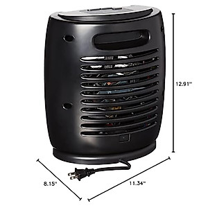 Honeywell HZ-7300 Deluxe Energy Smart Cool Touch Heater, Black