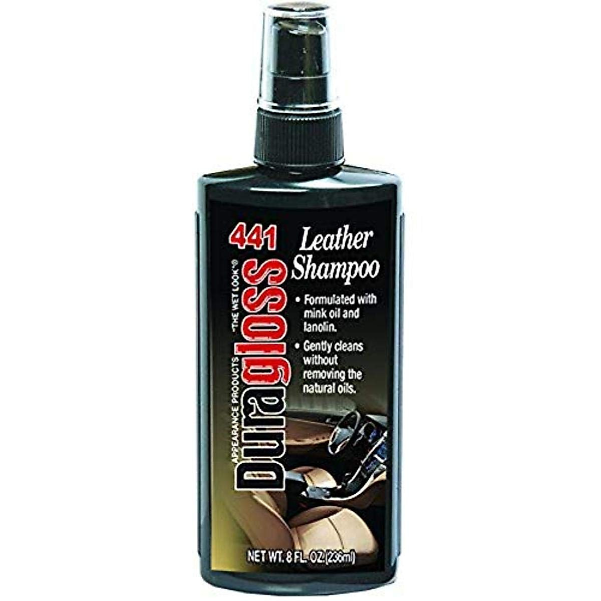 Duragloss 441 Clear Leather Shampoo - 8 oz.