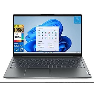 Lenovo 2023 Newest IdeaPad 5i Laptop, 15.6" FHD IPS Touchscreen Display, Intel Core i7-1255U, 16GB RAM, 1TB SSD, Fingerprint Reader, Wi-Fi 6 AX, FHD 1080p Camera, Win11 Home, Bundle with JAWFOAL