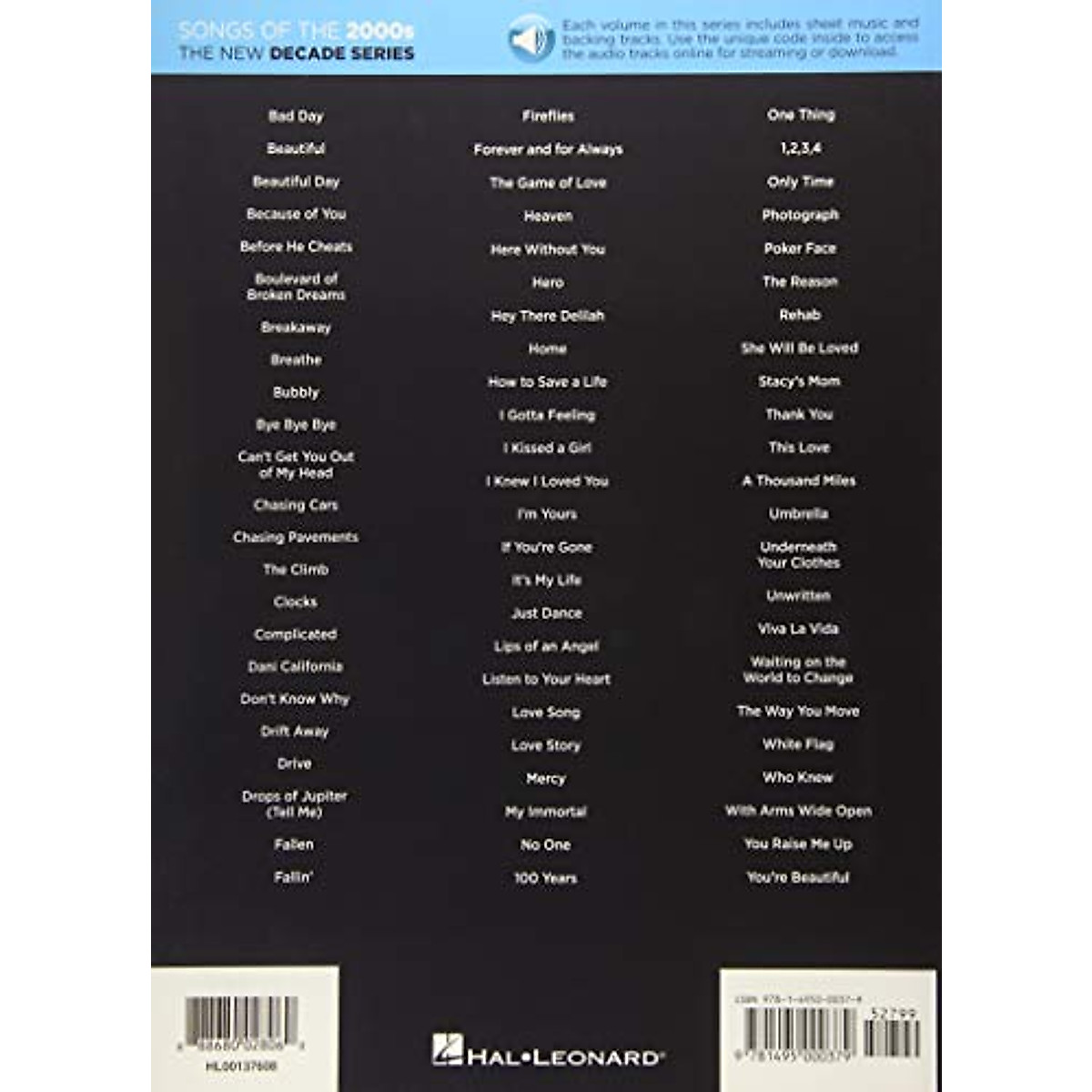 Songs of the 2000s - The New Decade Series with Online Play-Along Backing Tracks