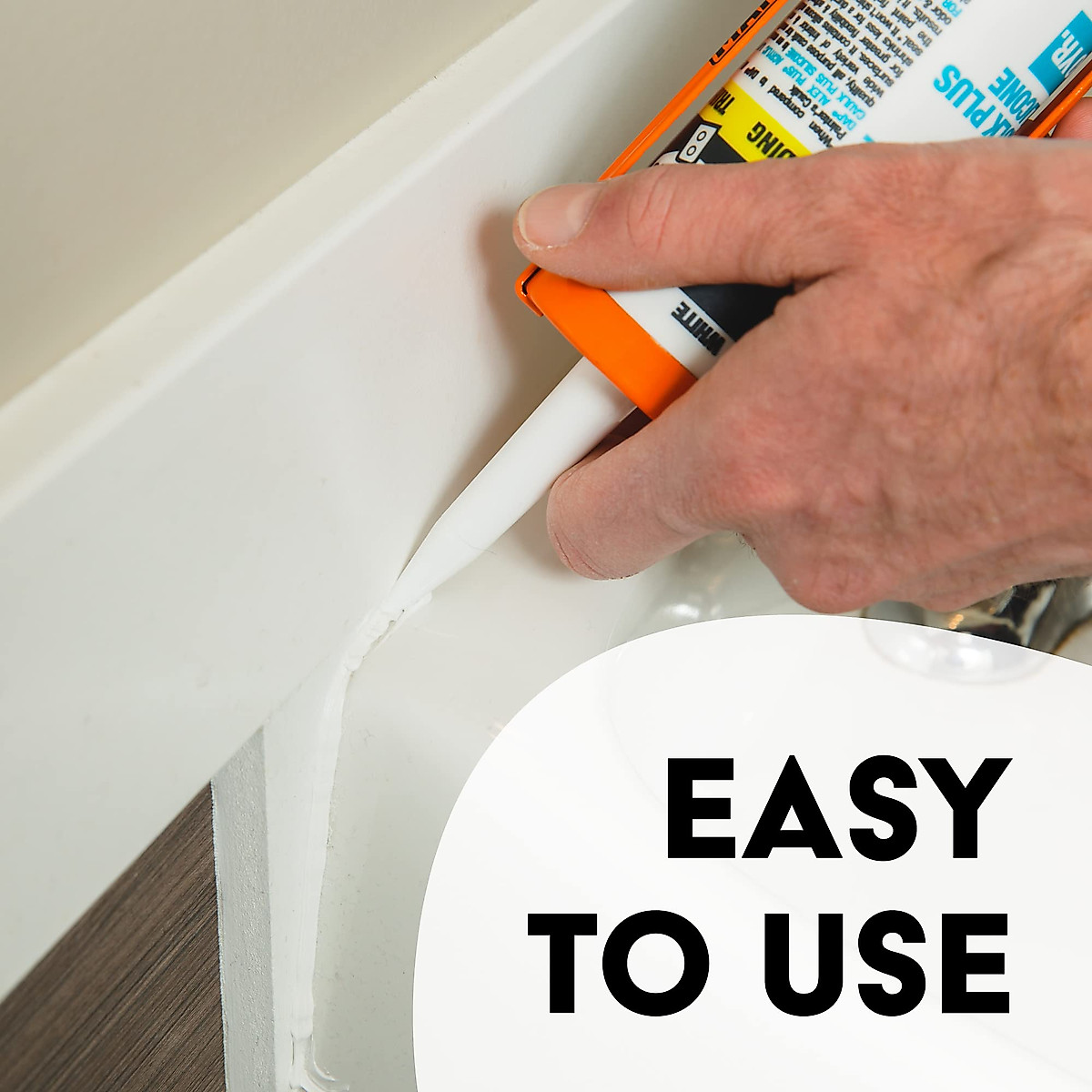 Heavy Duty Caulk Gun for Construction and Home Improvement - Dripless Caulk Gun, Hand Caulking Guns, Caulking Gun, Caulk Gun for Silicone, Gun Caulk, Sealant Gun by Mantium