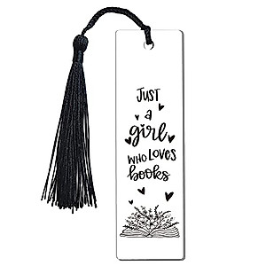 Inspirational Bookmark Gifts for Women Acrylic Bookmark for Daughter Girls Book Lovers Sister Bookworm Birthday Christmas Stocking Stuffers Gifts for Female Book Lover Sister Friendship Gift