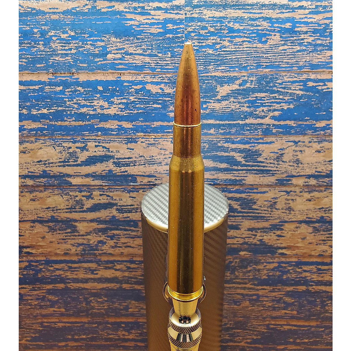 Handmade Beer Tap Handle Upcycled 50 Caliber