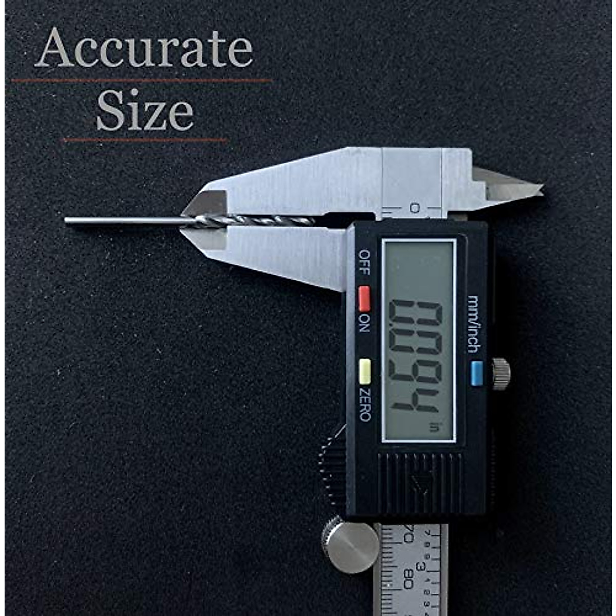 2/Pack Solid Carbide Drill Bit for Hardened Steel Hard Ness HRa 91.3 Aerospace Standard K20 Tungsten Carbide Jobber Length Twist Drill for Metal 118 Degree Four Facet Point Fractional Size (3/32")