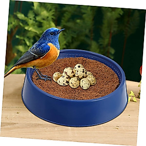 CIYODO 1 Set Carrier Pigeon Pots Quail Small Nesting Pad Pigeon Breeding Cages Pigeon Nesting Grass Mat Birds Nest Convenient Pigeon Nest Bird Nest Bowl Bird Cage Bird Supplies Plastic
