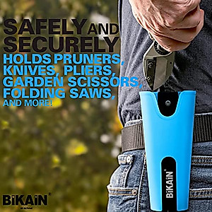 Bikain Bypass Pruning Shears with Silicon Sheath - Multi-Purpose Gardening Scissors Ideal for Floral Shears, Plant Trimming, and General Maintenance