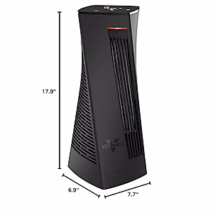 Vornado OSCTH1 Oscillating Tower Heater,Black