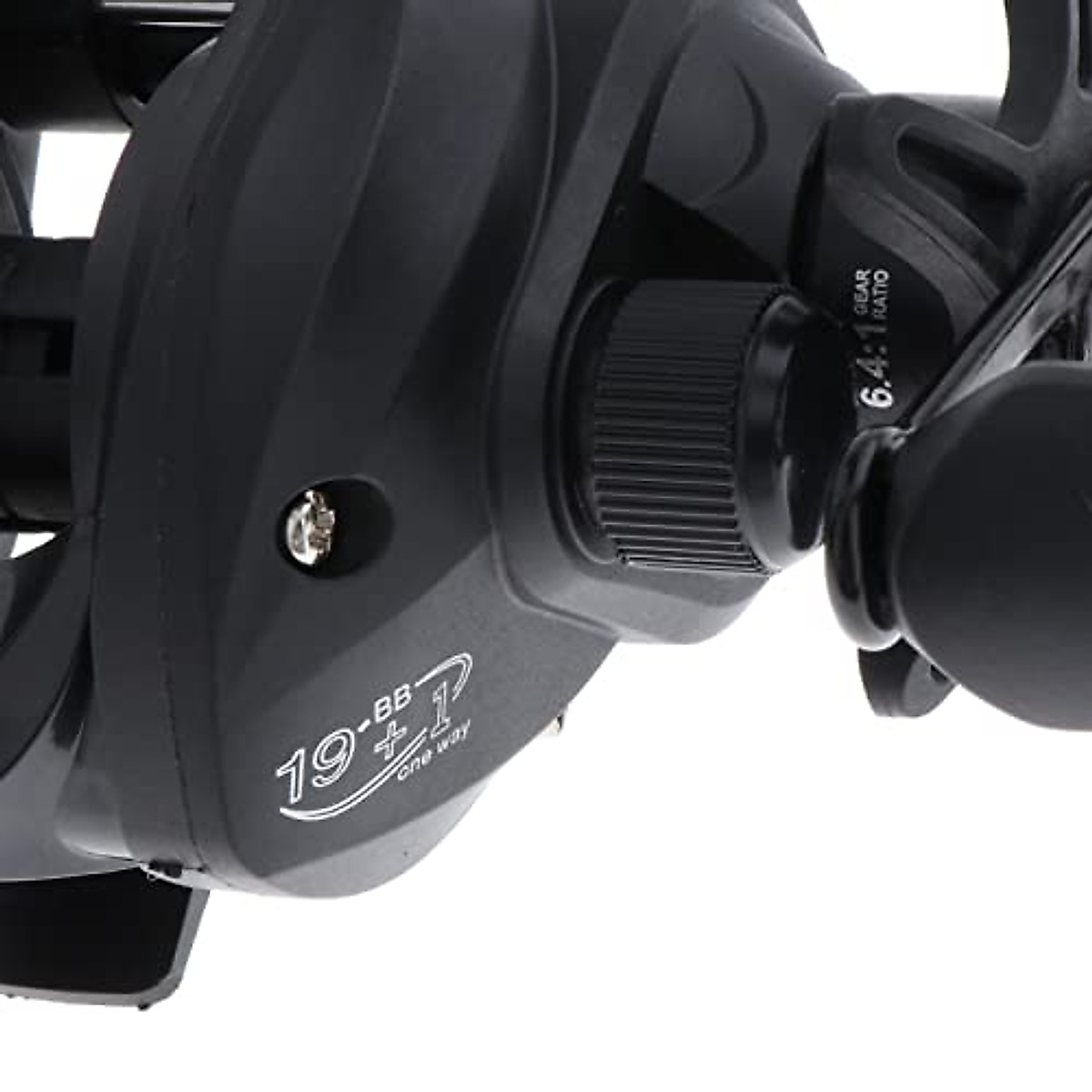 Reel - Baitcaster Fishing Reel, 7.6 LB Drag, 1 Shielded Ball Bearings Brake System, Right Handed