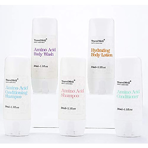 Travelwell Hotel Travel Size Guest Body Lotion 1.0 Fl Oz/30ml, Individually Wrapped 50 Bottles per Box | Travel Size Toiletries | Hotel Toiletries Bulk Set