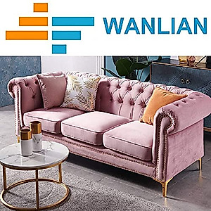 WANLIAN 6 Inch Furniture Legs, Metal Furniture Legs for Cabinet Sofa TV Stand Bookcase 4Pcs (Gold)