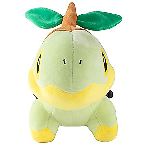 Pokémon 8" Turtwig Plush - Officially Licensed - Diamond and Pearl Starter Figure - Authentic Soft Stuffed Animal Toy - Valentine's Day & Easter Basket Stuffer Gift for Kids, Boys, Girls - 2+