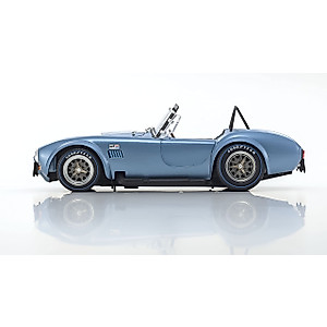 Shelby Cobra 427 S/C Sapphire Blue Metallic with White Stripes 1/18 Diecast Model Car by Kyosho 08047 SBL