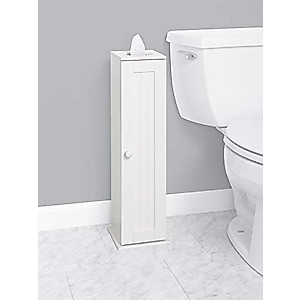 Zenna Home E9153WW Bathroom Storage, 4 Rolls, White